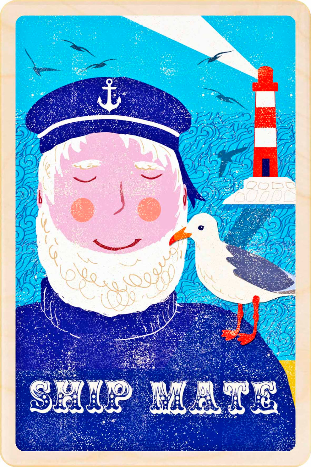 Shipmate - Nautical Card - The Wooden Postcard Company – THE WOODEN ...