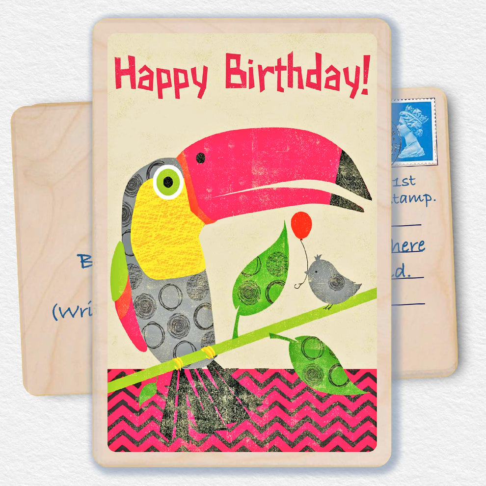 Children's Birthday Card | The Wooden Postcard Company – THE WOODEN ...