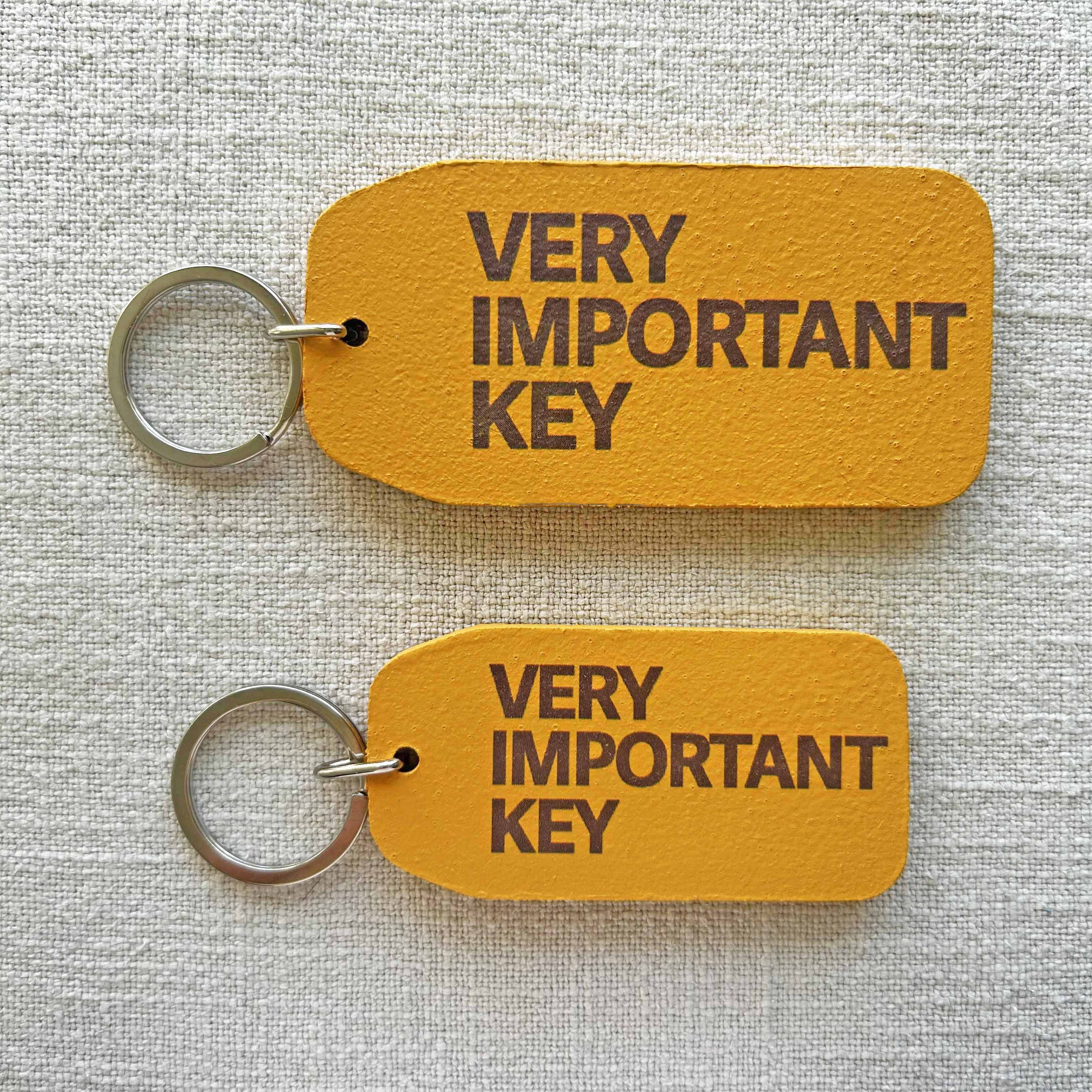 Very Important Key - Wooden Key Tags - Sustainable Gifts – THE WOODEN ...